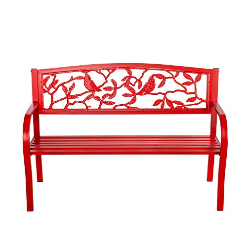 Snapklik.com : Evergreen Weatherproof Cardinal Outdoor Bench Holds Up ...