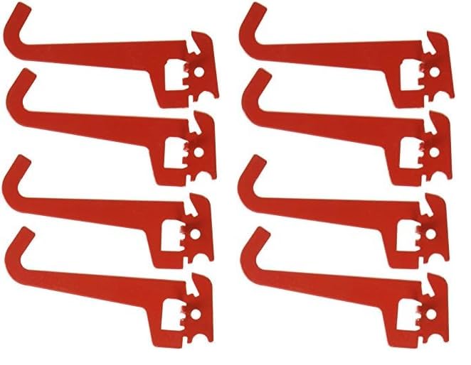 Amazon.com: Wall Control Pegboard 3-1/2in Reach Curved Tip Slotted Hook ...