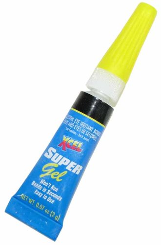XCEL Super Glue Gel Bonds (Pack of 2): Cyanoacrylate Adhesives: Amazon ...