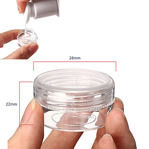5 ml container, empty container, clear jar, empty container, cream jar ...