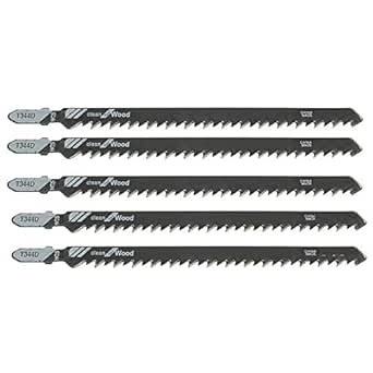 Wowobjects® 5Pcs 152Mm T344D Super-Long Saw Blades Clean Cutting Wood ...
