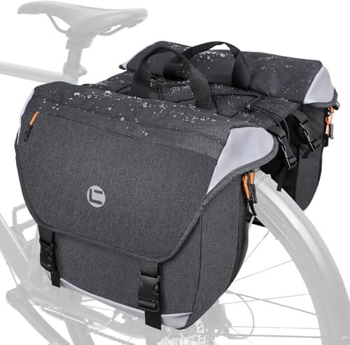 Amazon.com: Bike Panniers, Waterproof Panniers Bike Bags for Rear Rack ...