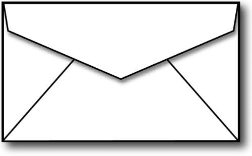 Amazon.com : Mini Envelopes, 4 1/2" x 3" White - 100 Envelopes ...