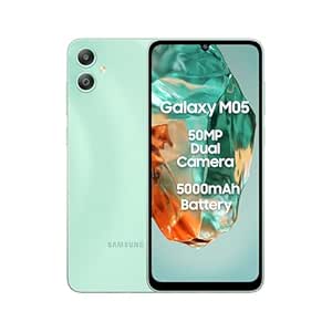 Samsung Galaxy M05 (Mint Green, 4GB RAM, 64 GB Storage) | 50MP Dual Camera | 6.7" HD+ Display ...