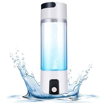 Hydrogen Water Bottle, Portable Hydrogen Water Ionizer Machine, Rechargeable Hydrogen Water ...
