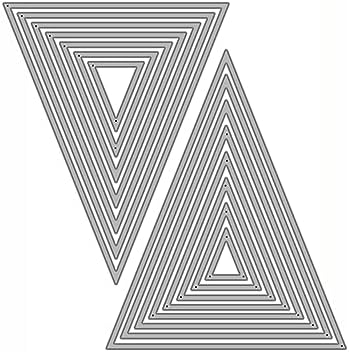 Amazon.com: Ellen Hutson, Essentials by Ellen, Essential Triangles Die ...