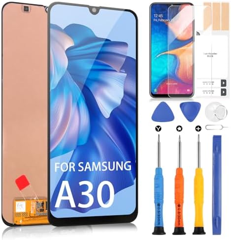 Amazon.com: Screen Replacement for Samsung Galaxy A30 LCD Display A305 ...
