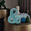 Amazon.com: WOODOUNAI 6 Inch Rustic Blue Wood Letters Unfinished Wood ...