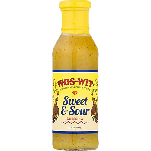 Amazon.com : Wos-Wit, Dressing Sweet & Sour, 12 Fl Oz : Grocery ...