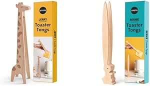 Bundle of 2! OTOTO Jerry the Giraffe Toaster Tongs + OTOTO Bernie Bunny ...