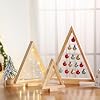 Amazon.com: Cinnvoice 3 PCS Wooden Christmas Tree Tabletop Centerpieces ...