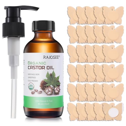 Upgraded 30Pcs Castor Oil Belly Button Patch Silicone Gel Patches with ...