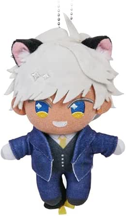 Amazon.co.jp: Obey Me! Mammon Black Cat Butler Cafe Plush Toy : Toys ...