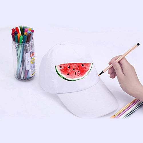 Joyibay DIY Kids Baseball Cap,10 Pcs White Baseball Caps Children Art ...