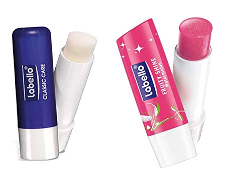 Amazon.com : Labello - Classic and Watermelon 4 pack : Beauty ...