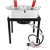 Amazon.com: Dual 2 Basket Deep Fryer-Propane Cooker-Fry Fish/Chicken ...