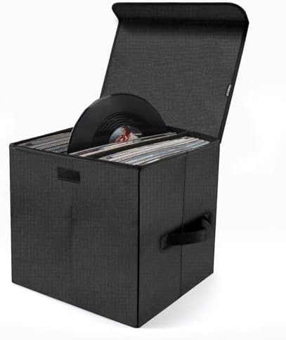 Amazon.com: DocSafe Vinyl Record Storage Box with Lock,Fireproof＆Water ...