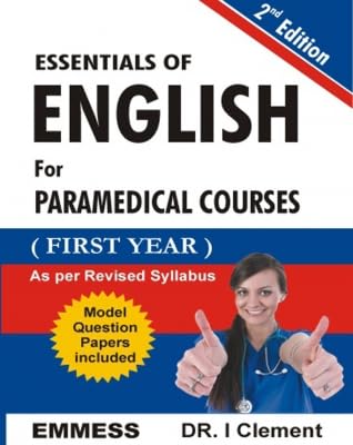 Buy Essentials of English For Paramedical Courses - 2nd Edition Book ...