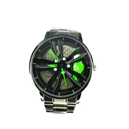 Buy Stainless Steel V9 Collection Gents Car Wheel Design Analog Watch ...