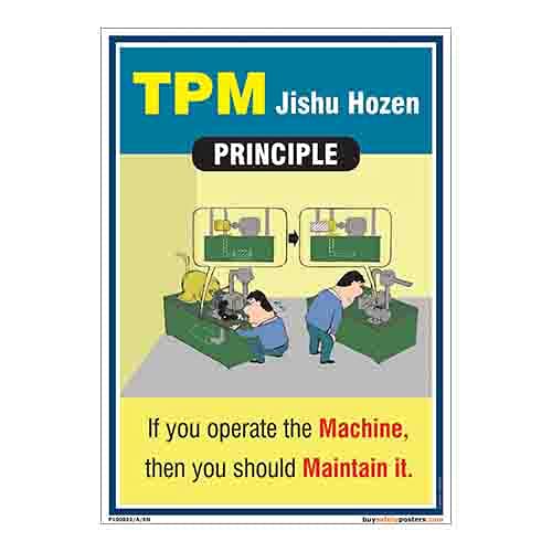 buysafetyposters.com - TPM Maintenance Principle Poster In English Eco ...