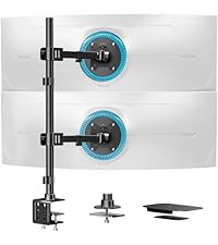 Amazon.com: Vertical Monitor Stand, WORLDLIFT Stacked Monitor Mount for ...
