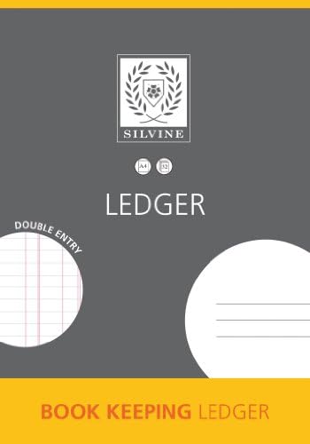Silvine A4 Book Keeping Ledger, 32 Pages Printed 'Double Entry' - Ref ...