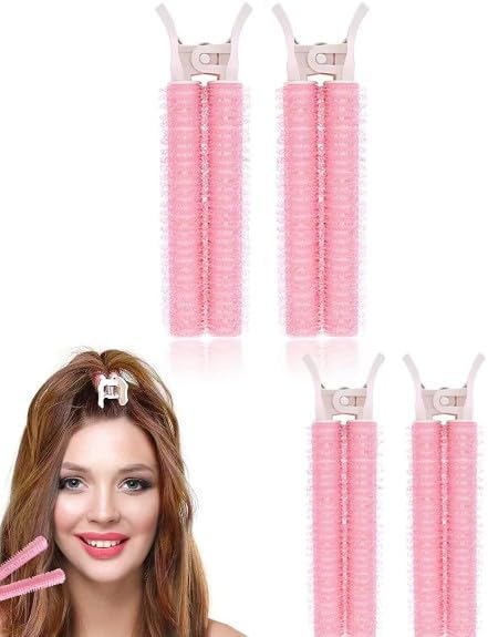 Amazon.com : Beatifufu Fluffy Hair Curling Rollers - 10pcs ABS Perm Bar ...