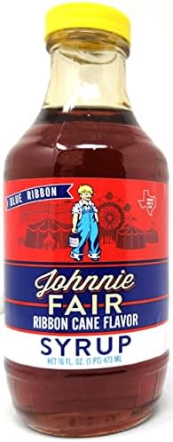 Amazon.com: Johnnie Fair Ribbon Cane Flavored Syrup 16 Oz Bottle ...
