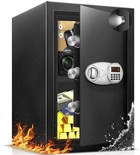 TOTOY 3.5 Cu Ft Large Safe Box For Home Documents with Emergency ...