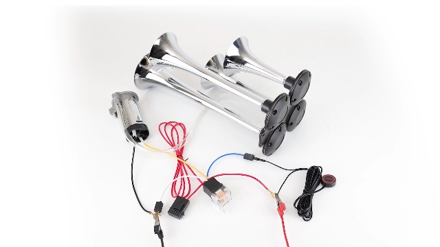 150dB Single Trumpet Train Horn With Compressor AOLIHAN 150dB Air Horn ...