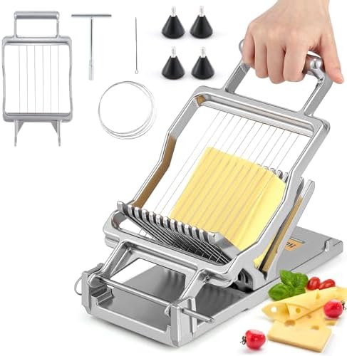 Huanyu Commercial Cheese Slicer 1cm&2cm Stainless Steel Wire Cheese ...