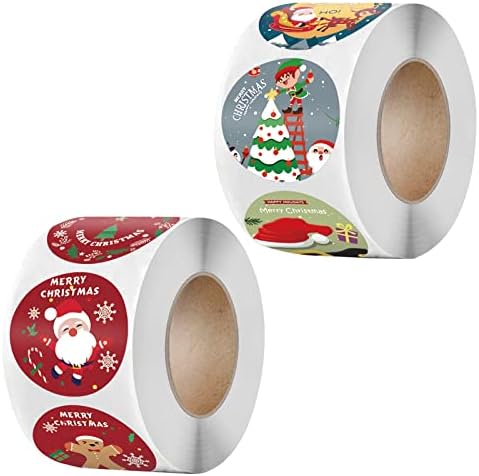 500pcs Large Christmas Stickers for Crafts Cards Envelope Seal Stickers ...