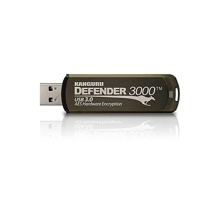 Buy Kanguru 32GB Defender 3000 - Encrypted 3.0 Secure Flash Drive FIPS ...