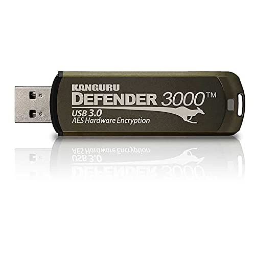 Buy Kanguru 32GB Defender 3000 - Encrypted 3.0 Secure Flash Drive FIPS ...