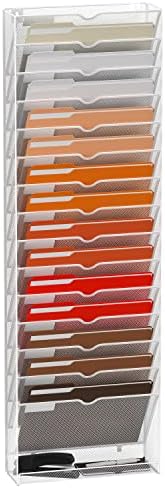 Amazon.com : SUPEASY 16-Tier Wall File Organizer Hanging Wall File ...