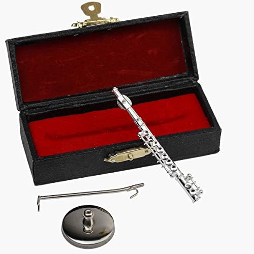 Amazon.com: EASTROCK Miniature Flute Model, 2.2In Gold Plating, Mini ...