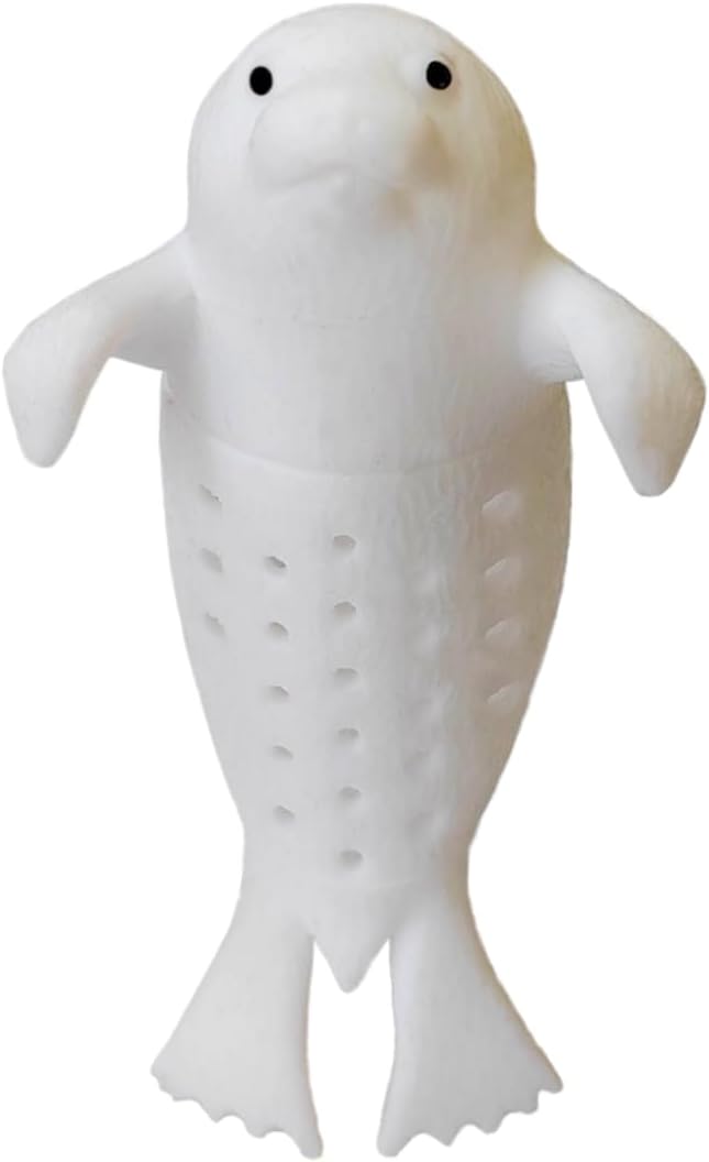 Amazon.com: Genuine Fred, MANATEA, Manatee Reusable Silicone Tea ...