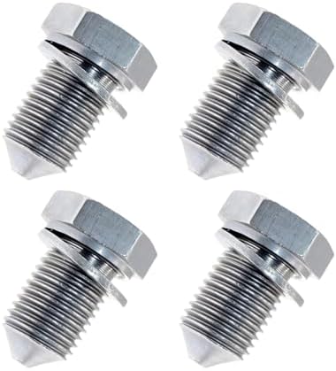 JNNJ 4 Pieces Universal Magnetic Oil Drain Plugs, Car Engine Oil Drain ...