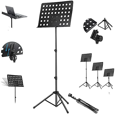 Kadence Music Stand, Portable Folding Music Note Sheet, Notation Stand ...