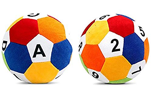 Elora Soft ABCD and 123 Ball for Kids 30cm : Amazon.in: Toys & Games
