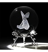 Amazon.com: 60mm Tree of Life Crystal Ball with Stand 3D Laser Engraved ...