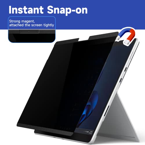 IPROKKO Magnetic Privacy Screen for Microsoft Surface Pro 9 2022 ...