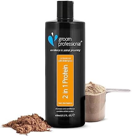GROOM PROFESSIONAL 2-in-1 Protein Dog Shampoo and Conditioner - Dog ...
