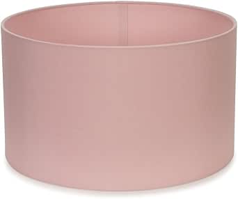 MiniSun | Medium Modern Blush Pink Fabric Drum Light Shade | Lamp ...