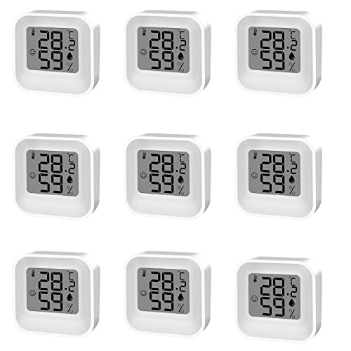 NIKJEBDF Indoor Digital Hygrometer, Hygrometer Wall Mount Kit with ...