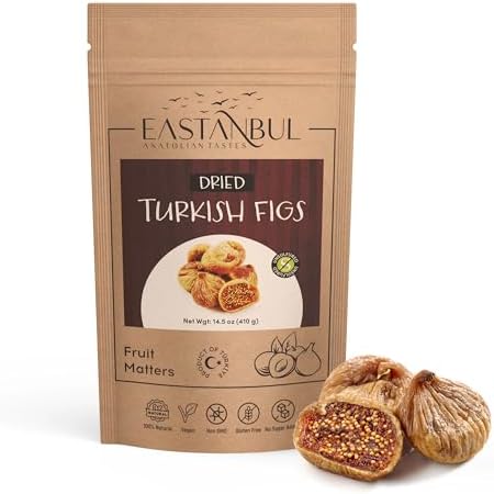 Amazon.com: Eastanbul Turkish Dried Figs Whole 14.5oz, No Sugar Added ...