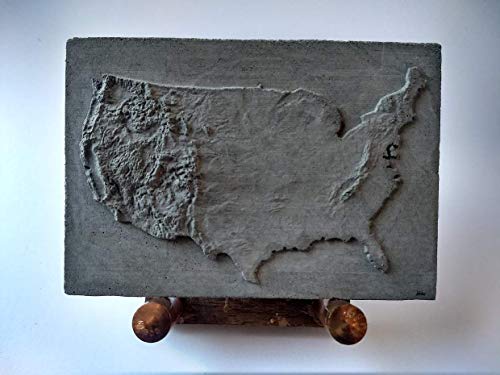 Amazon.com: 3D United States Topographic Map : Home & Kitchen