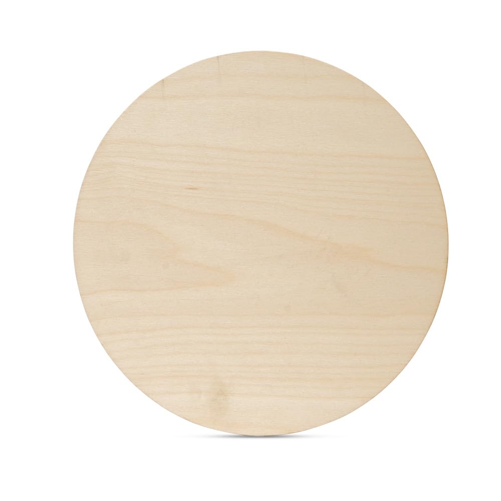 Amazon.com: Wood Circles 15 inch, 1/8 Inch Thick, Birch Plywood Discs ...