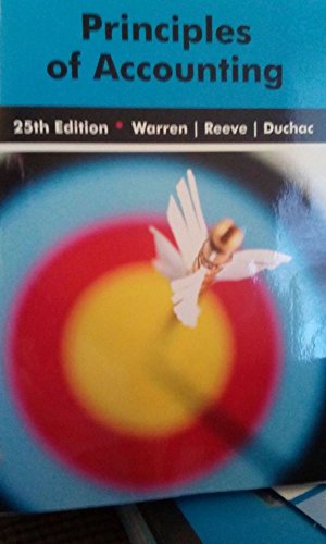 Principles of Accounting: Cengage Learning: 9781285880150: Amazon.com ...