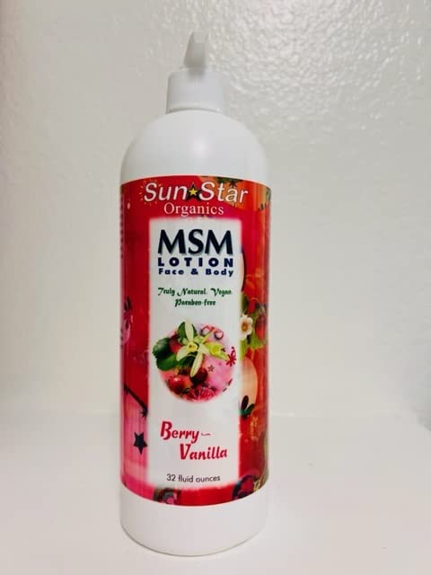 Amazon.com : MSM Lotion - Berry Vanilla, 32oz : Body Lotions : Beauty ...